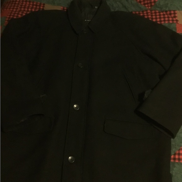 Baracuta | Jackets & Coats | Mens Baracuta Xxl Black Wool Coat | Poshmark